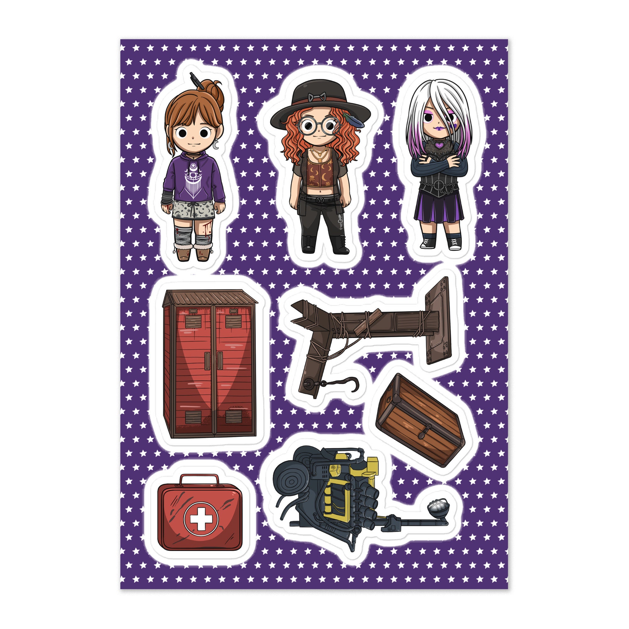 DBD Mikaela and Sable Sticker Sheet - Etsy