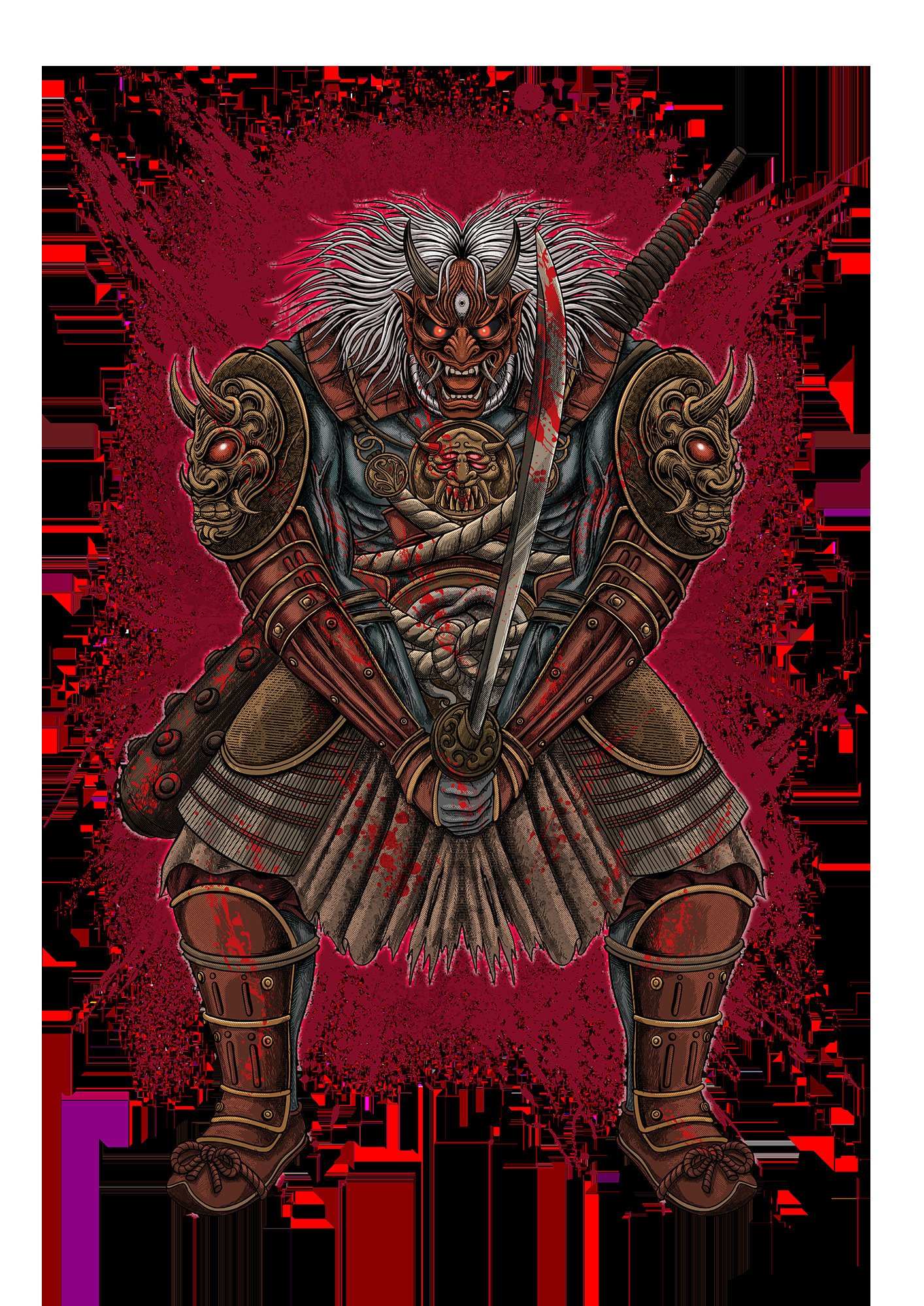 Oni Japanese Demon Digital Download - Etsy