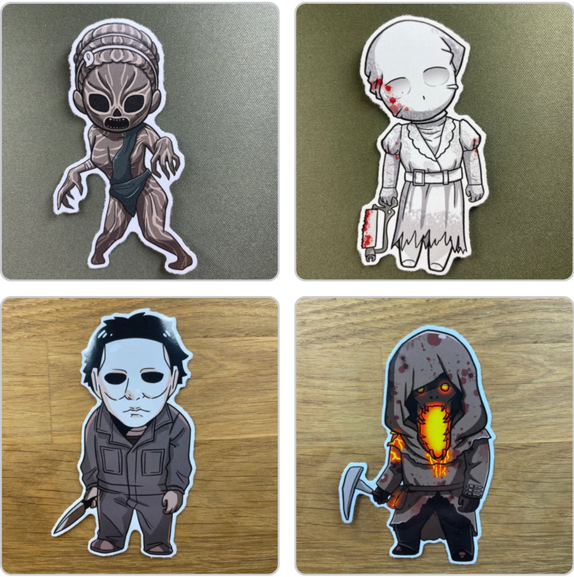 Dead by Daylight Killer Stickers (huntress, Pig, Chibi Style) - Etsy