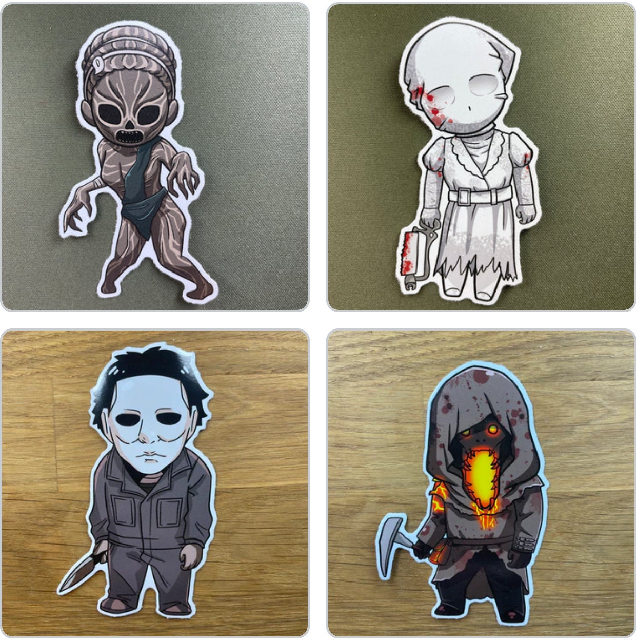 Dead by Daylight Killer Chibi Stickers (huntress, Pig, and More) - Etsy