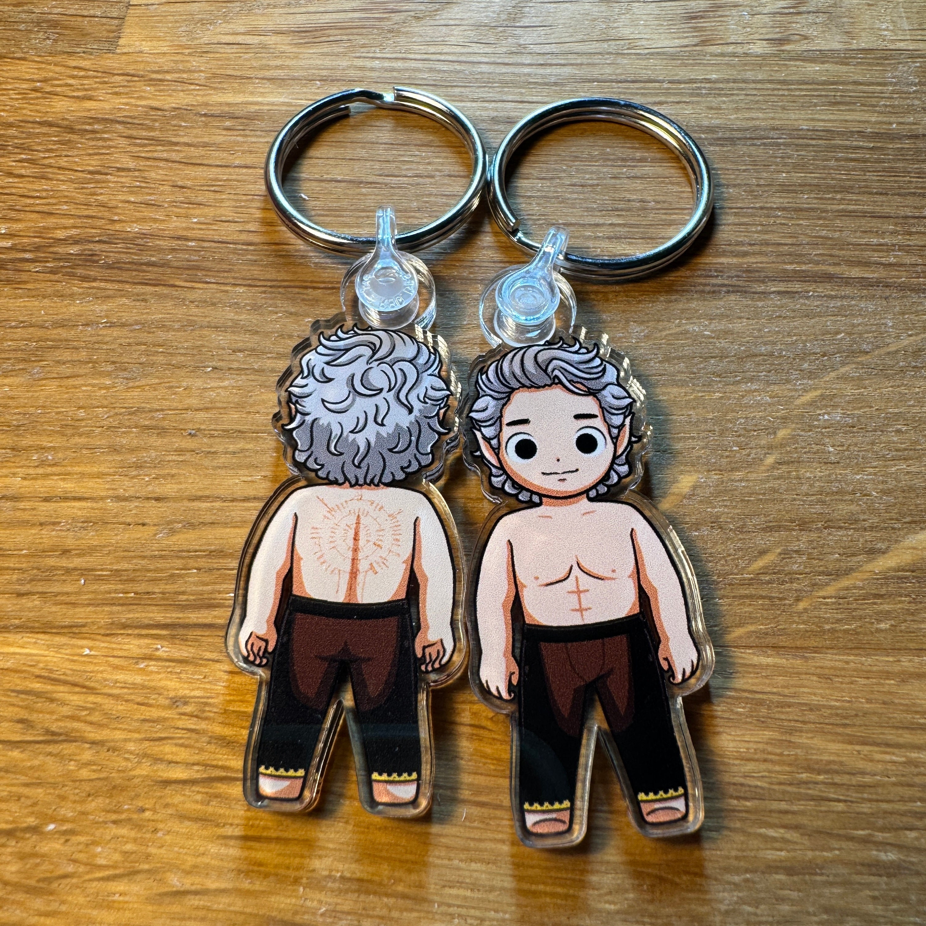 Baldur's Gate 3 Keychains: RPG Character Tokens (double-sided) - Etsy