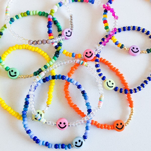 Smile Face Bracelet - Etsy