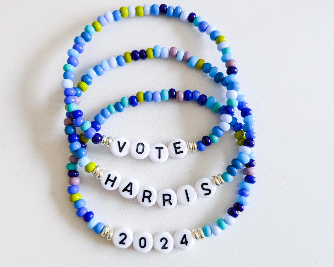 Vote Harris 2024 Bracelet Set Vote Kamala Harris Tim Walz 2024 Kamala ...