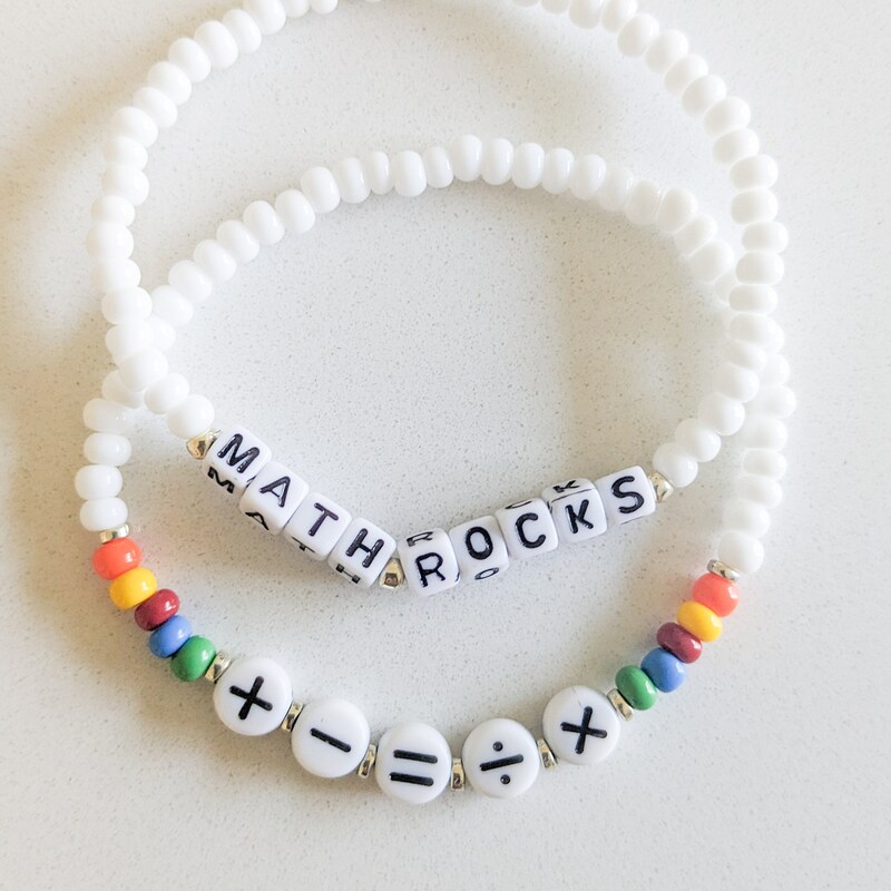 Math Bracelet - Etsy