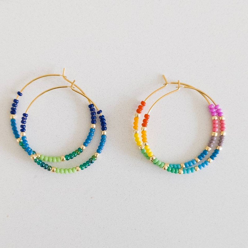 Seed Bead Earring - Etsy