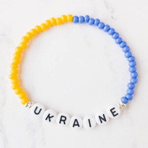 Support Ukraine Bracelet | Ukraine Donation | Bracelet for Ukraine ...