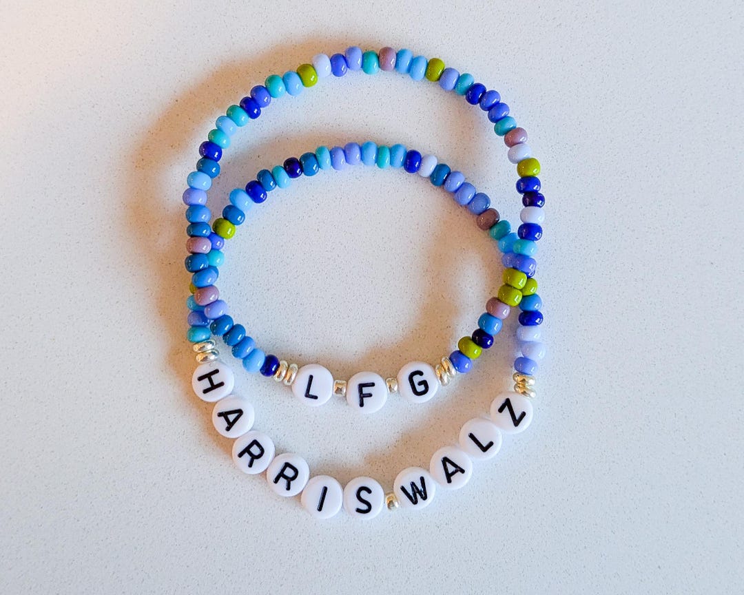 LFG Harris Walz Bracelet Set Vote Kamala Harris Tim Walz 2024 Kamala ...