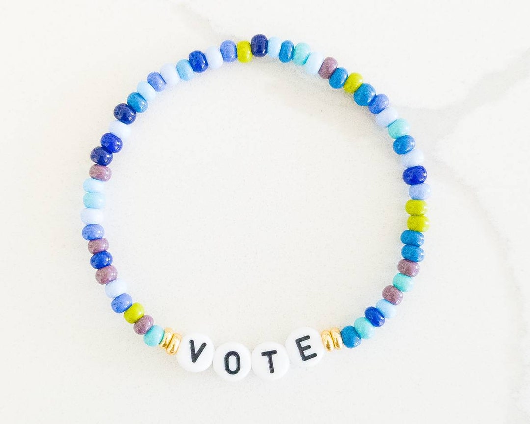 Vote Bracelet | Vote Blue Bracelet | Vote Democrat Bracelet | Election ...
