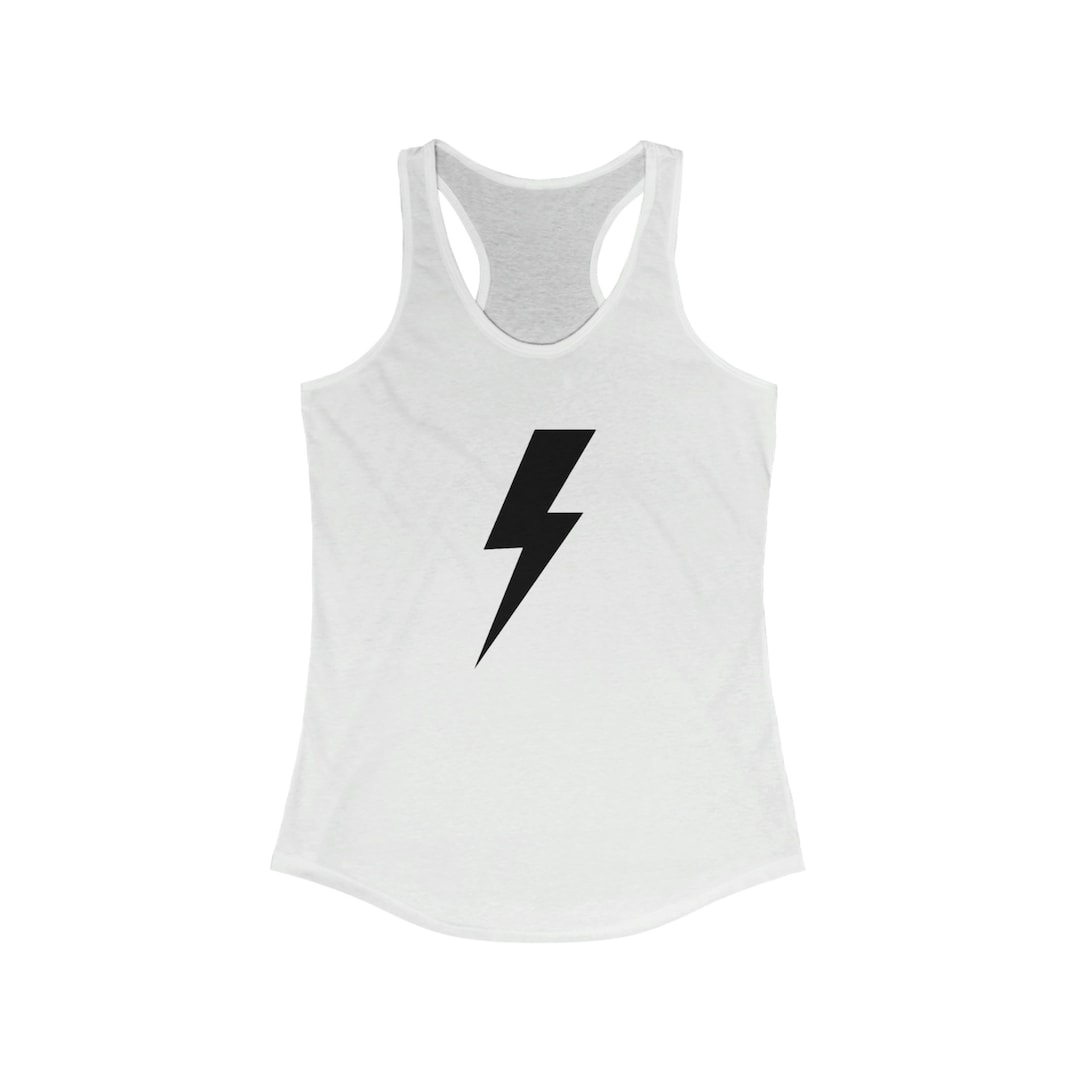 Lightning Bolt Tank Top, Lightening Bolt Tank, Womens Racerback Tank ...
