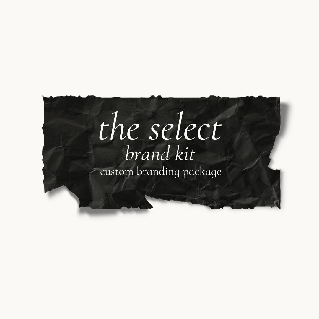 The SELECT Brand Kit | Brand Kit | Business Logo | Business Branding ...