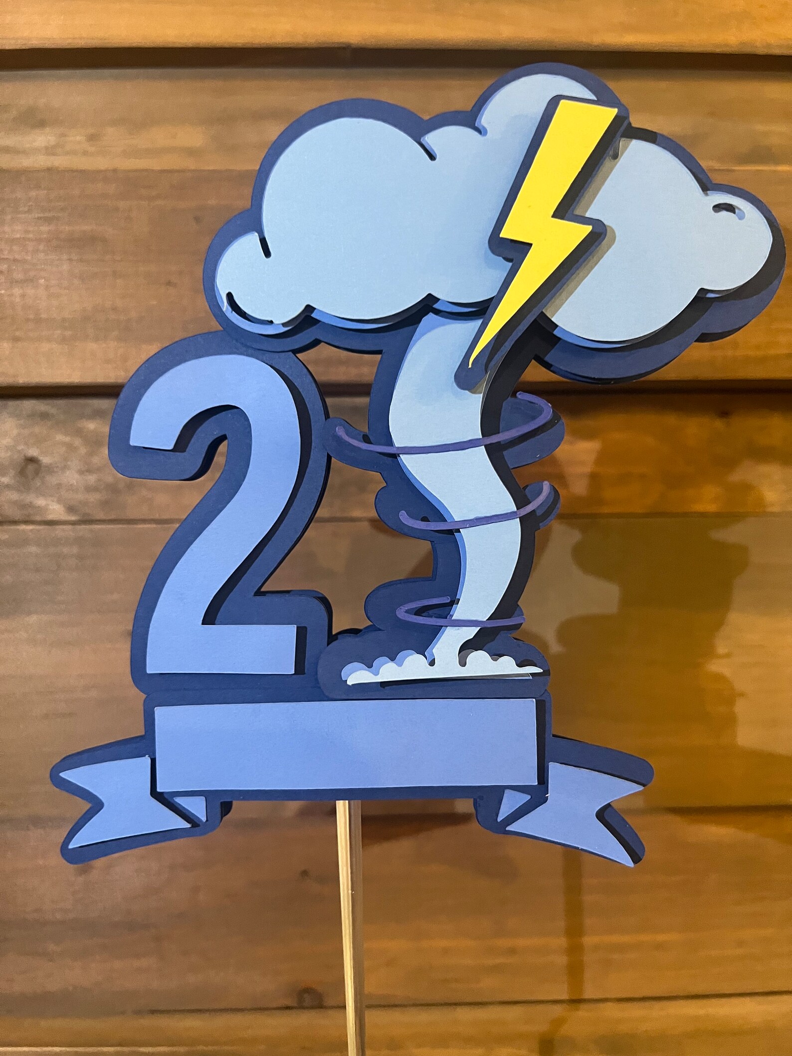 Tornado Theme Cake Topper Two-nado Theme Four-nado Theme - Etsy