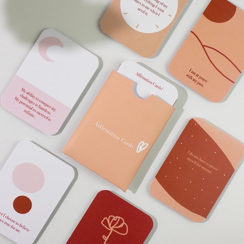 Positive Teacher Affirmation Cards Positive Words of | Etsy