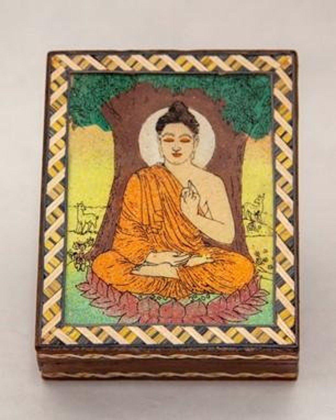 PERSONALIZED Lord Buddha Jewelry Box, Handmade Wooden Buddha Boxes ...