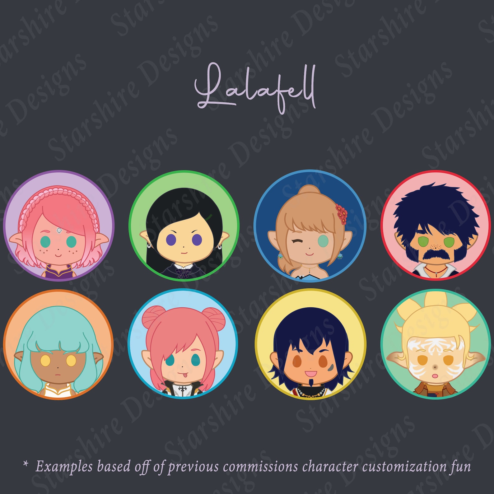FFXIV Custom Character Portrait Icon DIGITAL | Etsy