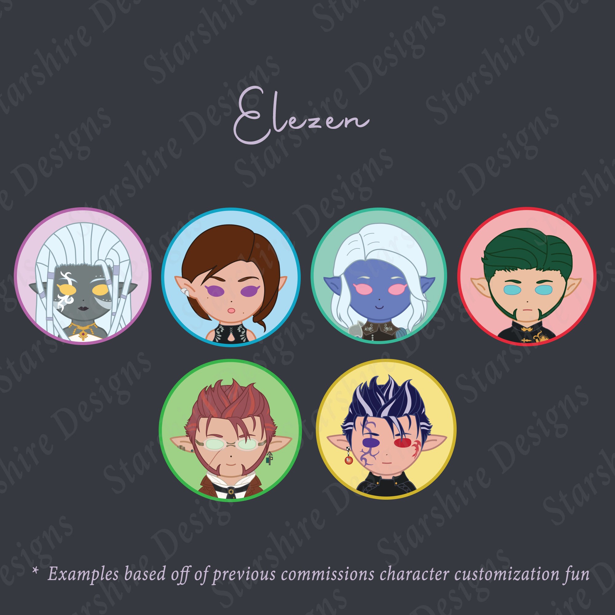 FFXIV Custom Character Portrait Icon DIGITAL - Etsy