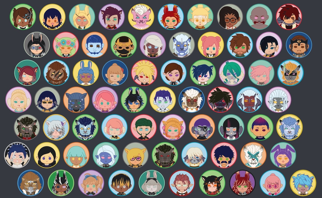FFXIV Custom Character Portrait Icon [ DIGITAL ] - Etsy