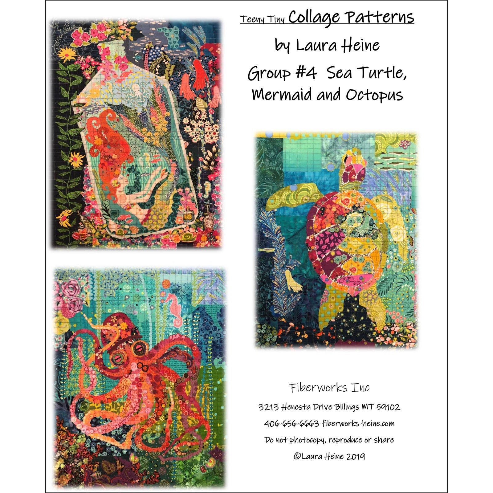 Laura Heine COLLAGE QUILT PATTERN Teeny Tiny 16x20 Quilts - Etsy