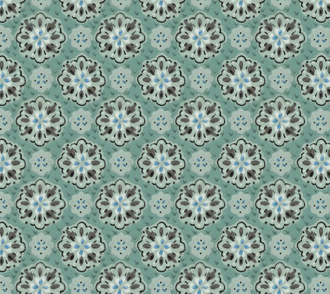 A HEART LEAD LIFE ~ Medallion Magic on Dark Teal ~ Kelly Rae Roberts ...