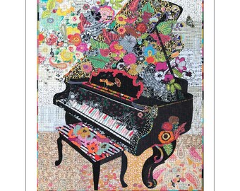 Piano Quilt Pattern - Etsy
