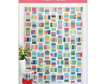 Tick Tock Quilt Pattern by Cluck Cluck Sew, Layer Cake, Jelly Roll, or ...