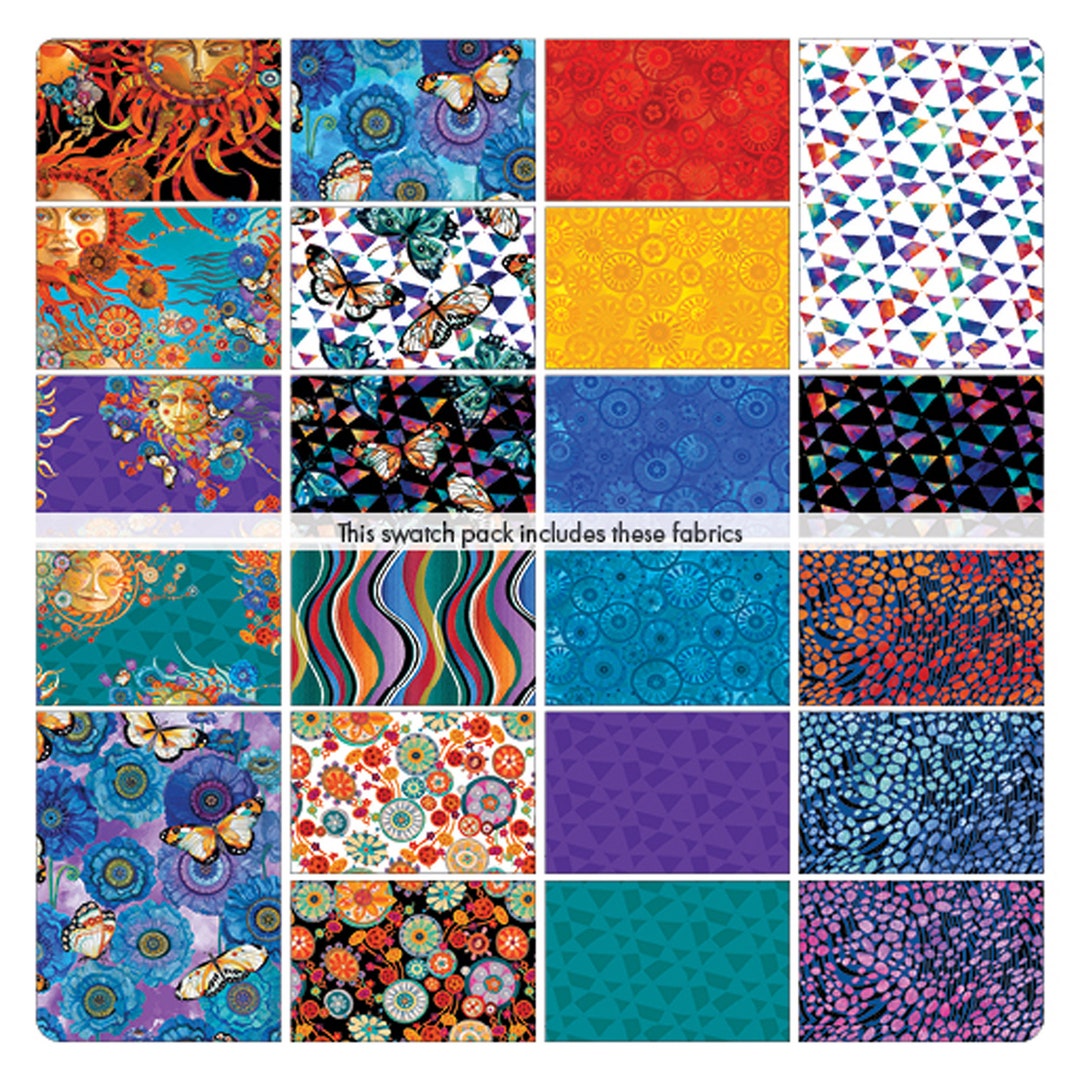 SEASONS of the SUN ~ 5" X 5" Square Charm Pack ~ 42 Pieces ~ by ...