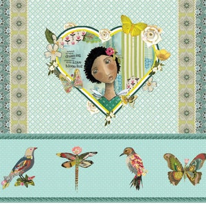 A HEART LEAD LIFE Panel ~ Kelly Rae Roberts ~ Mixed Media Style ~ 23.5 ...