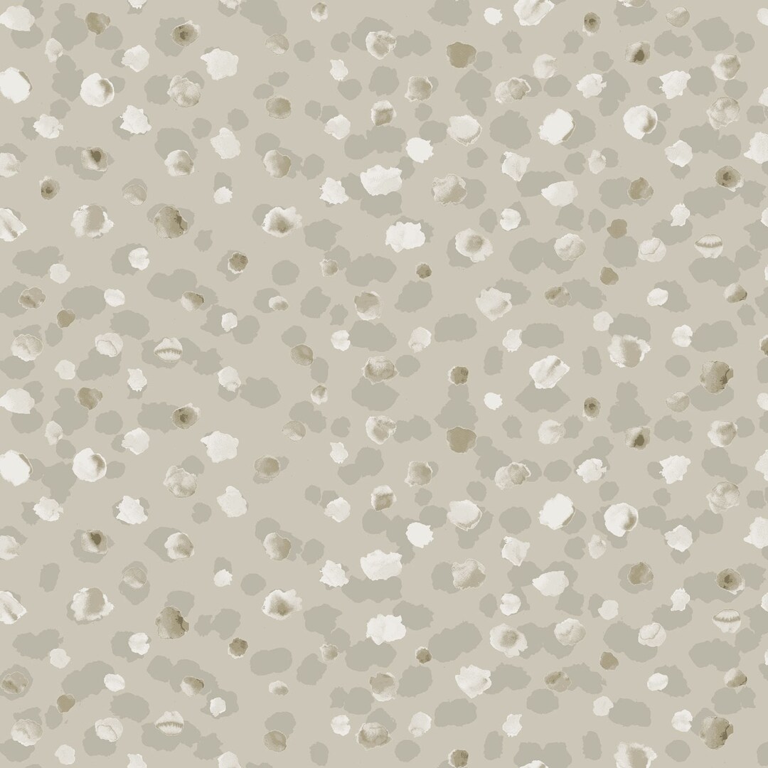 ART CLUB ~ Tonal DOTS on Taupe Beige ~ Clothworks ~ Painting, Drawing ...