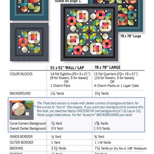 MOD FLOWER BOX ~ Quilt Pattern by Robin Pickens ~ Modern Squares ~ 51 ...