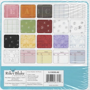 JOURNAL BASICS 5" Charm Squares Pack ~ 42 Piece by J. Wecker Frisch for ...