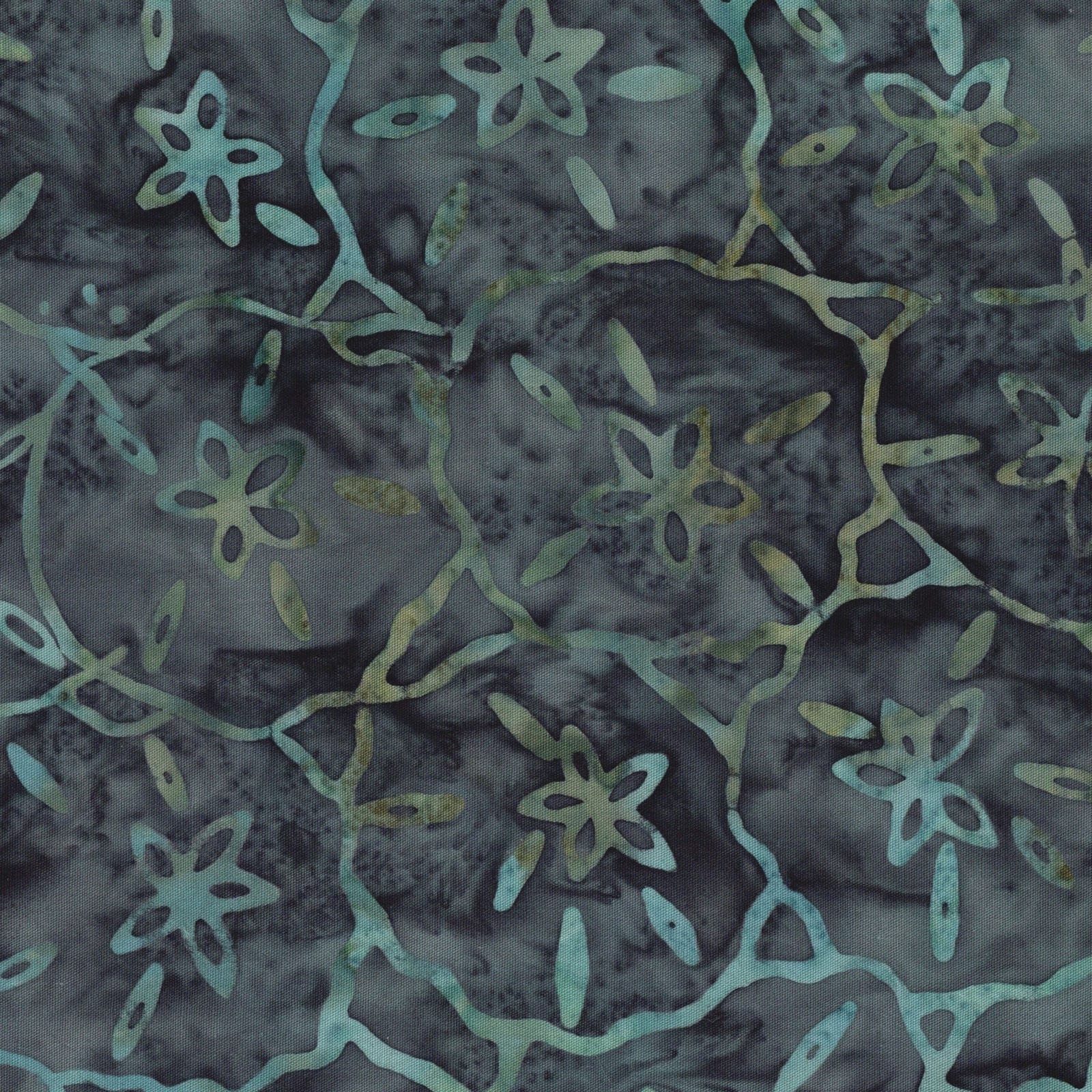 COASTAL GETAWAY Batik Sand Dollar Various Shades of Blue & | Etsy