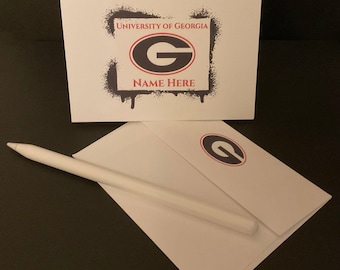 Note Cards, Stationery, University of Georgia, UGA Arch, Thank You ...