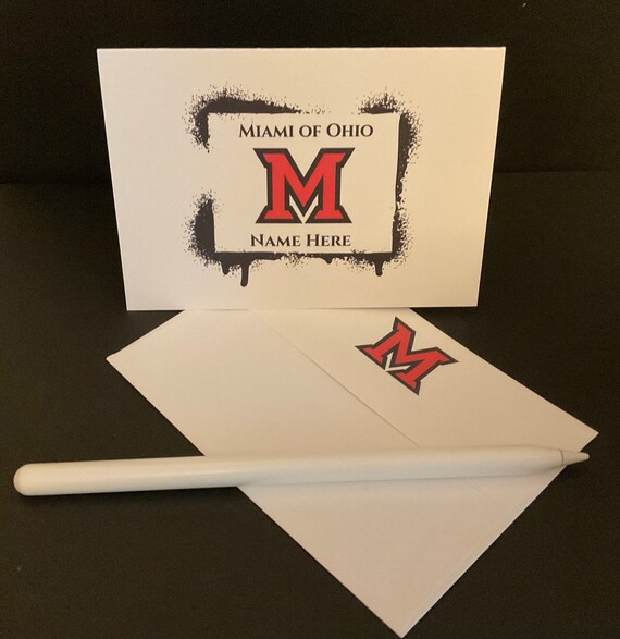 Notecards-thank You Cards Miami of Ohio-college - Etsy