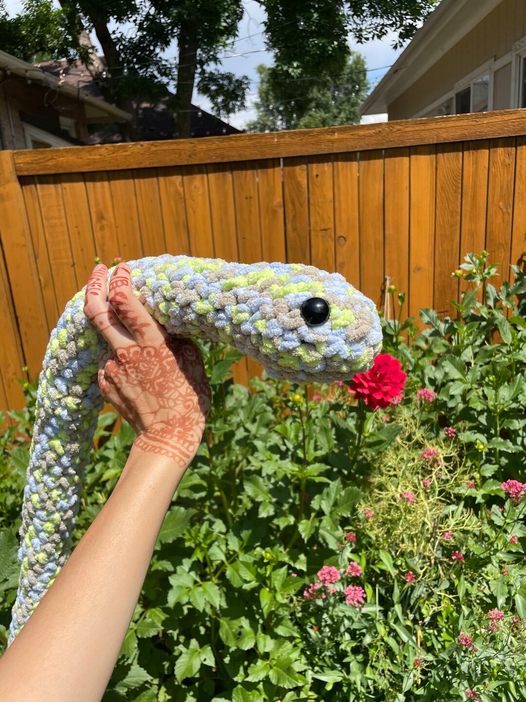 Crochet Plush Snake, Soft Snuggle Toy - Etsy