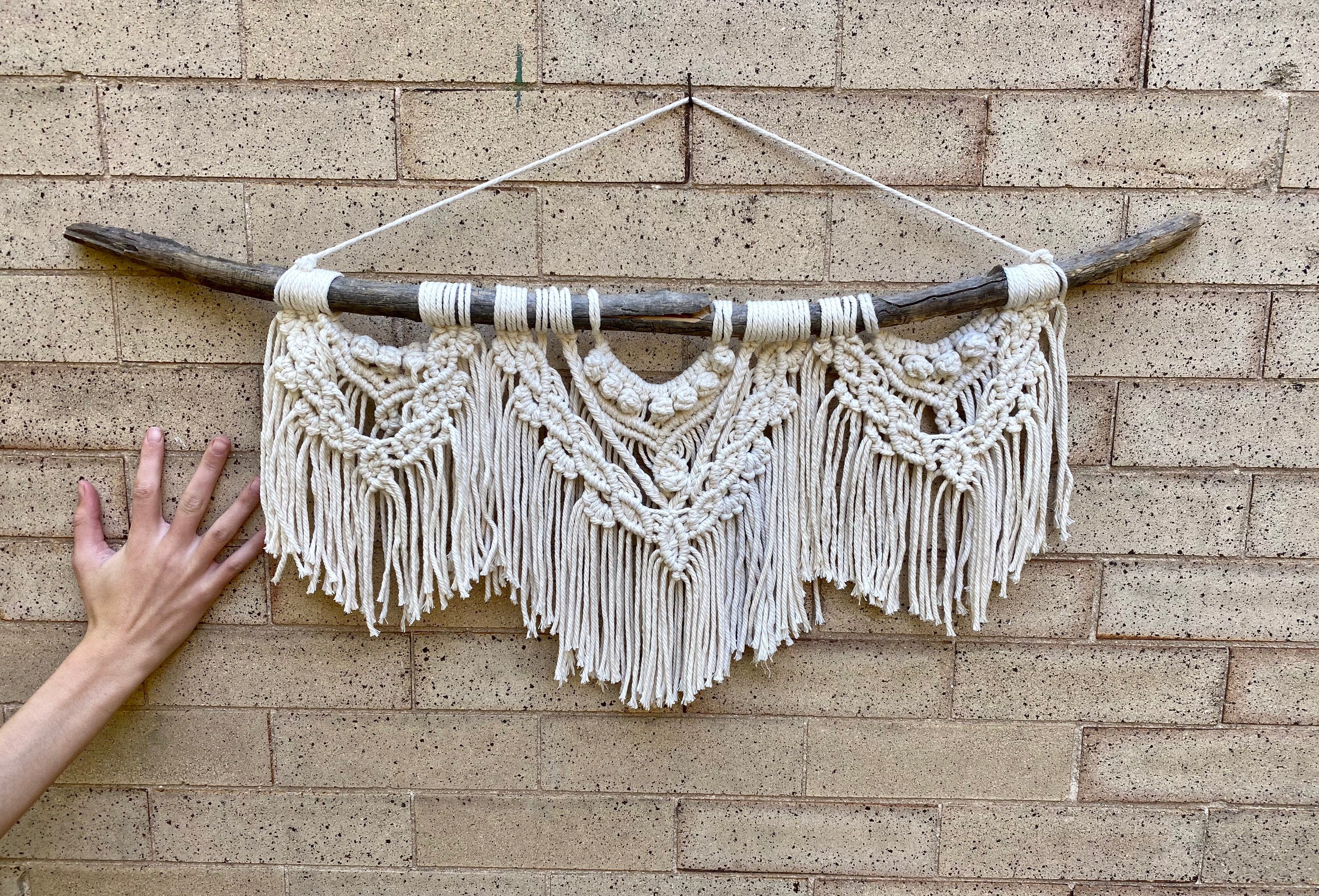 Large modern macrame | Etsy