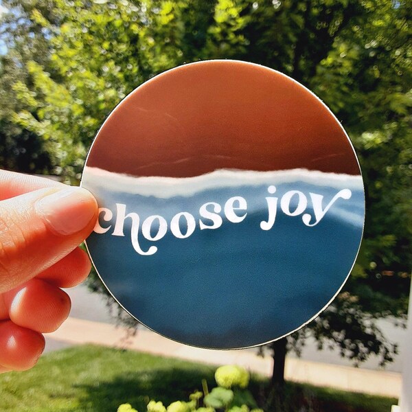 Choose Joy Sticker - Etsy