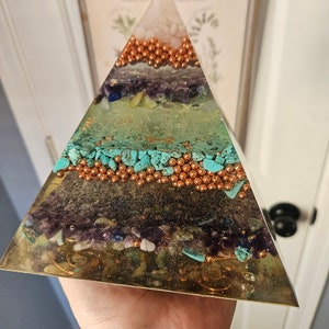 Handmade Large 6 Inch Orgone Pyramid - Etsy