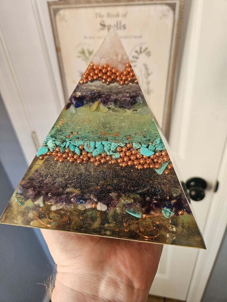 Handmade Large 6 Inch Orgone Pyramid - Etsy