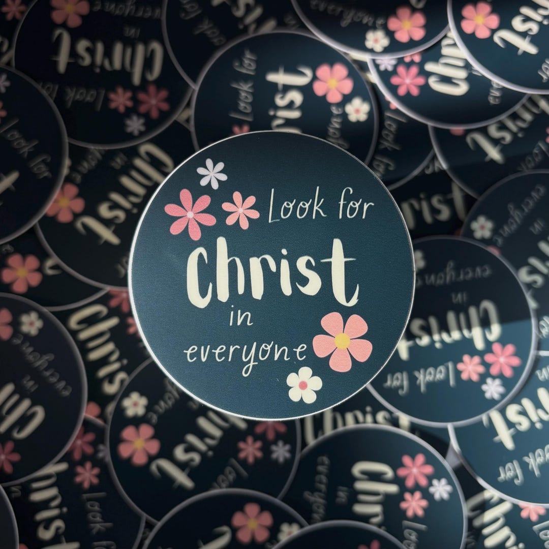 Look for Christ Vinyl Sticker - Etsy