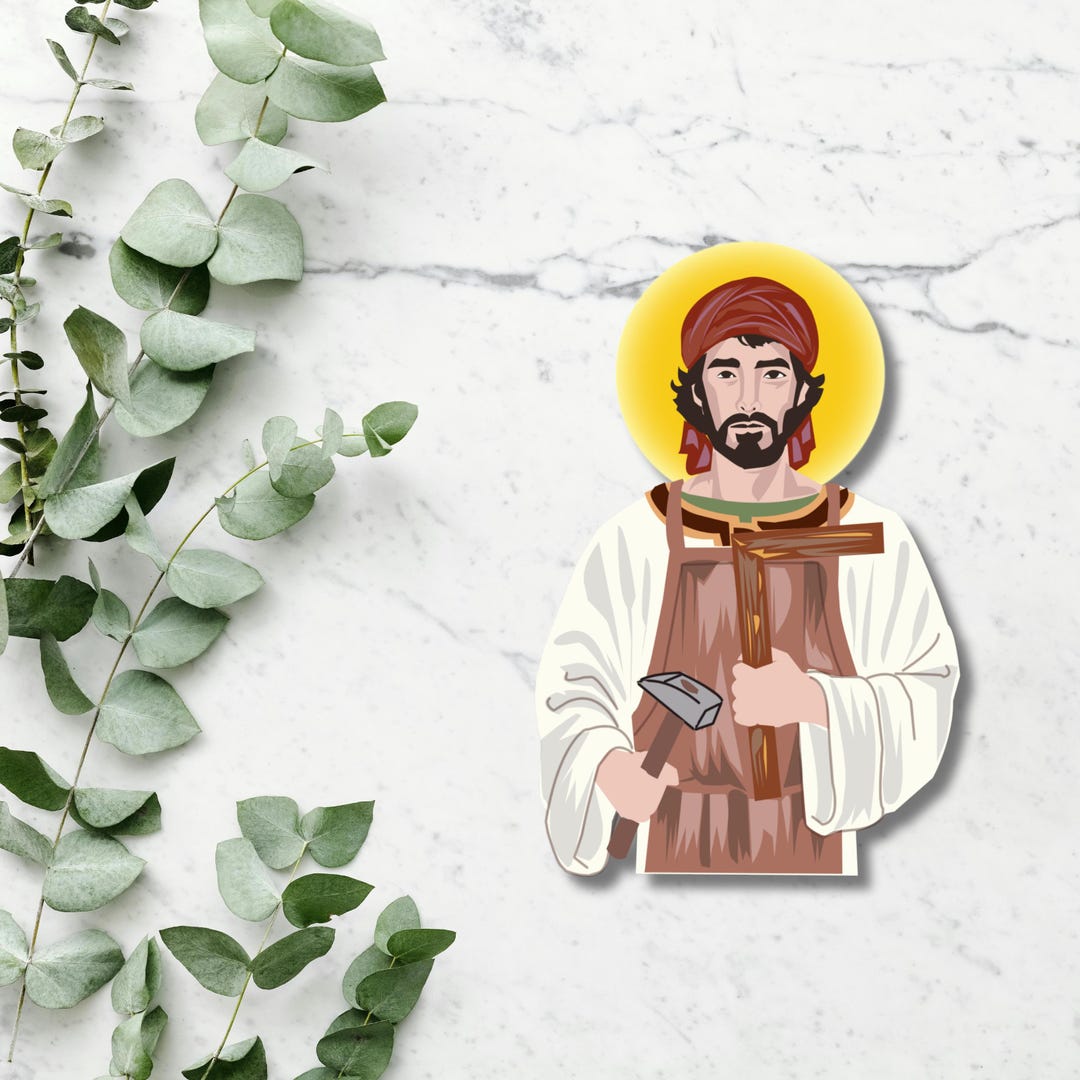 St. Joseph Vinyl Sticker - Etsy