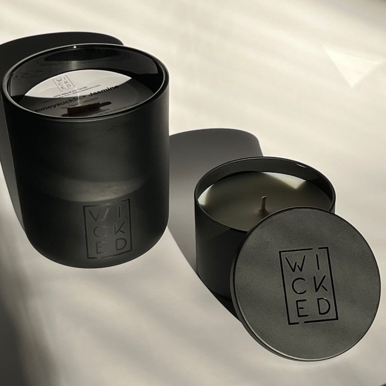 FIRE: White Musk + Cedar | WSC 100% Soy Candle | Natural | Non-toxic ...