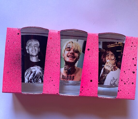 Lil Peep Photo Shot Glasses 3 Pack Etsy