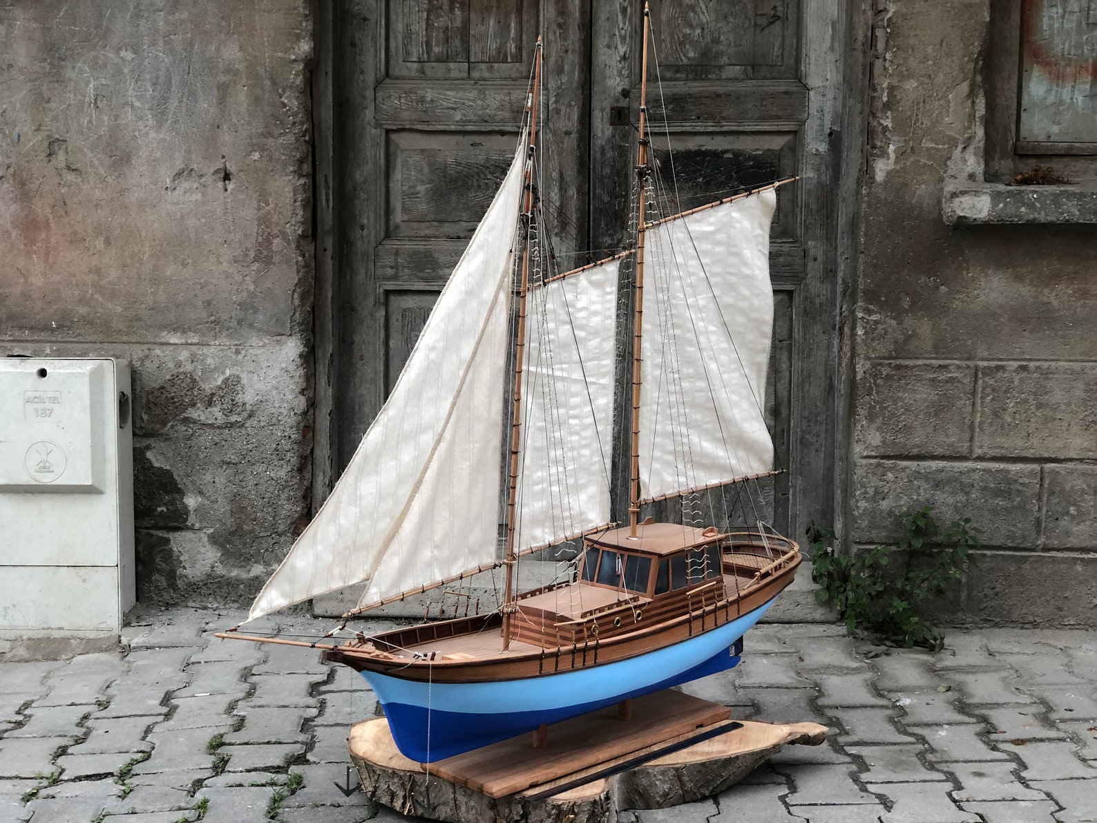 Sailing Model Ship Handcrafted Wooden Boat Gulet - Etsy