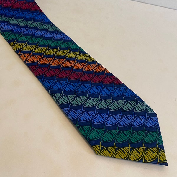 Rainbow Necktie - Etsy
