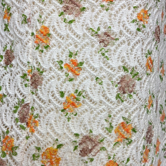 Sz. M 1960's Acrylic Yarn Top - Gem