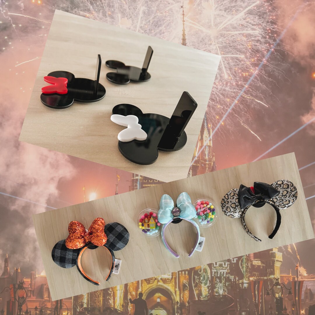 Disney Inspired Minnie & Mickey Mouse Ear/headband Wall - Etsy