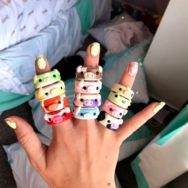 Polymer Clay Animals - Etsy