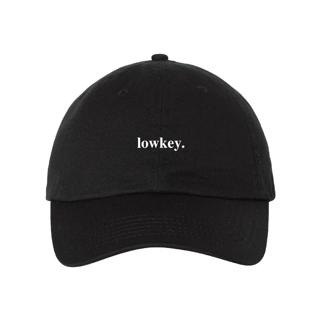 Lowkey - Adjustable Embroidered Baseball Cap - Multiple Colors - Gift ...