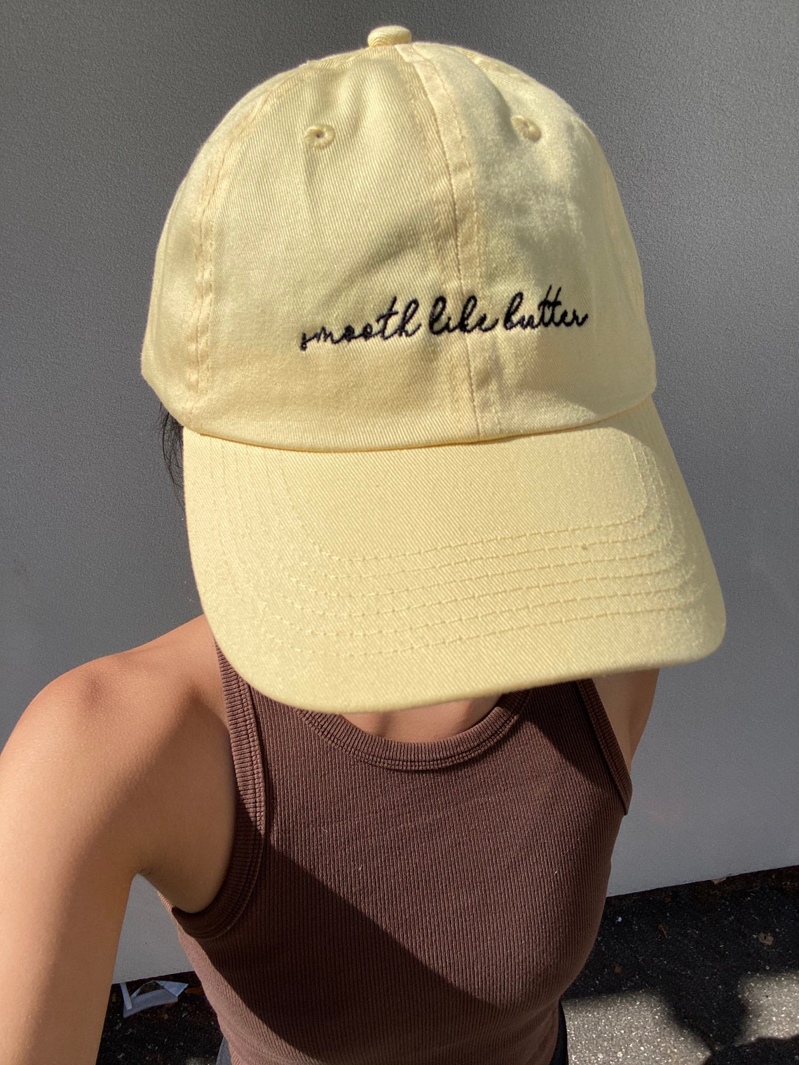 Smooth Like Butter BTS Hat KPOP Adjustable Embroidered - Etsy