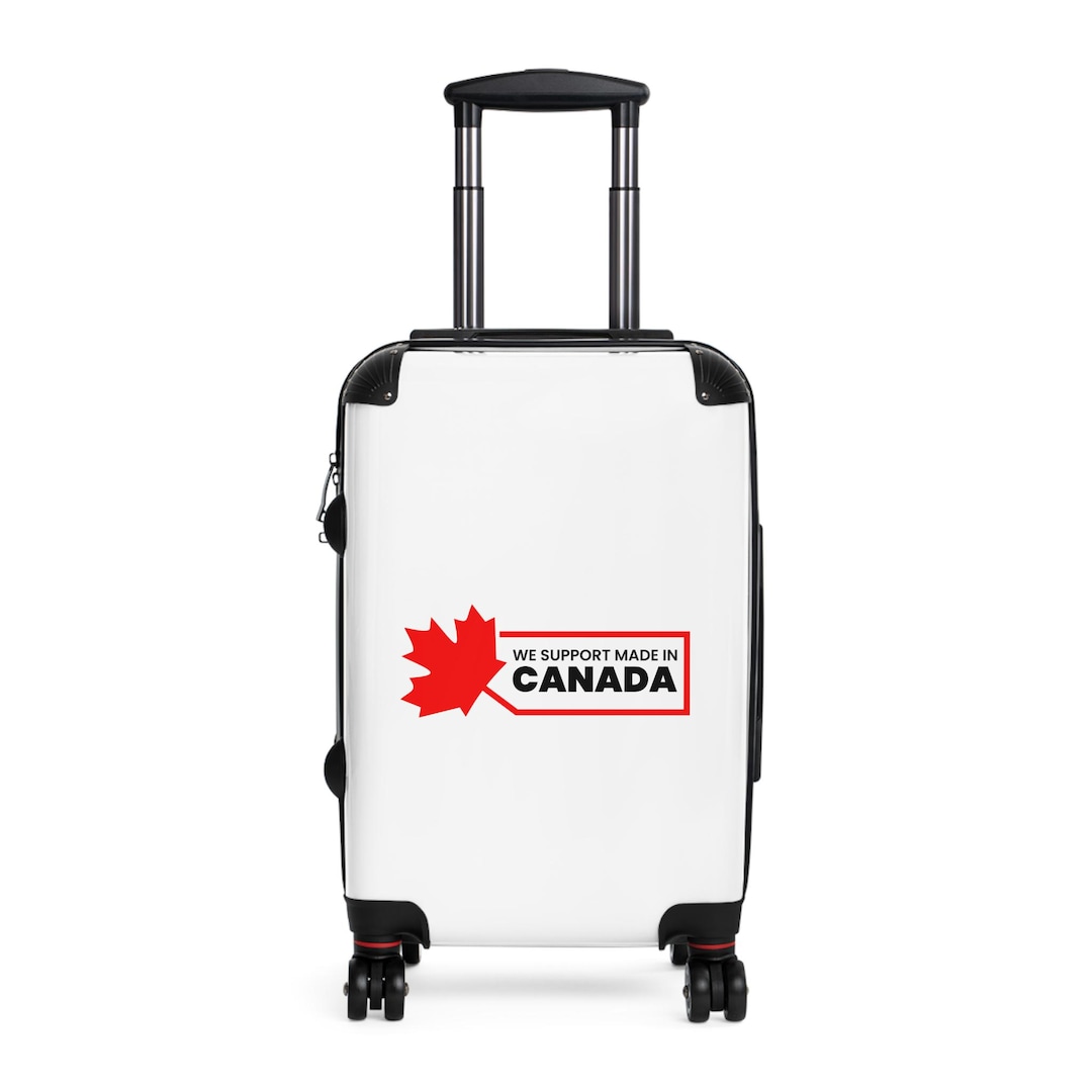 Made in Canada, Suitcases, Canadian Flag Travel Luggage, Patriotism ...