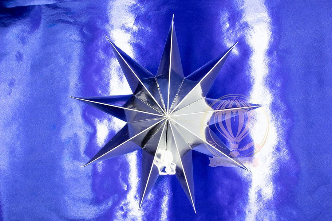3D Silver Star, Birthday Party, Twinkle Twinkle Little Star Party, Baby ...